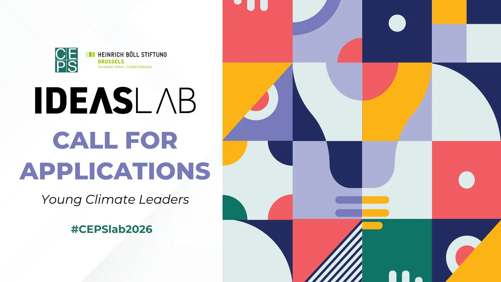 Call for applications: Young Climate Leaders – Ideas Lab 2026 – CEPS